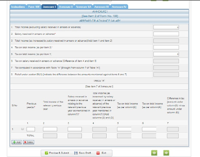 How to submit Form 10E Arrears Relief U/s 89(1) through Online for the ...