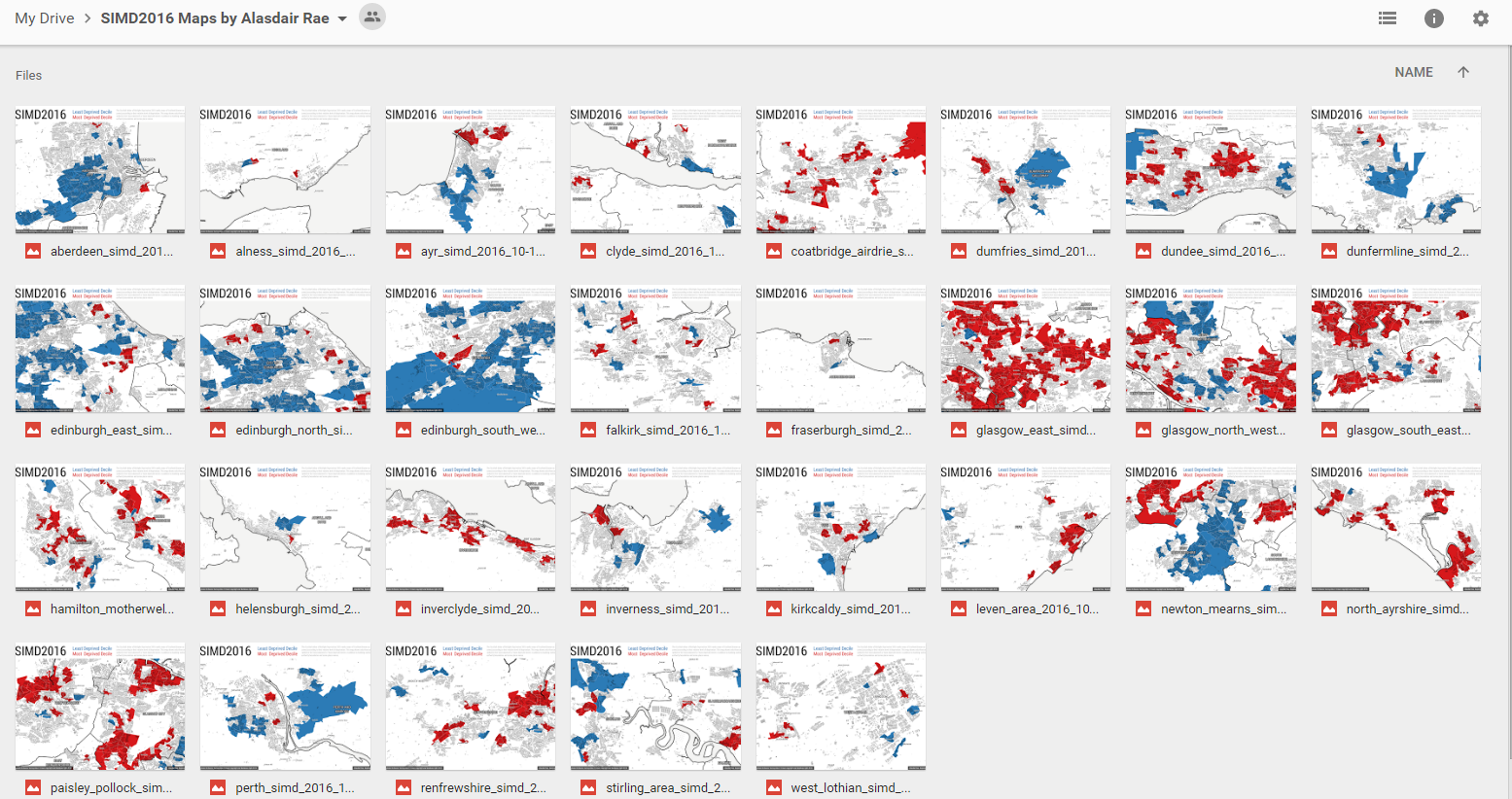 Stats, Maps n Pix: SIMD 2016: Concentration and Contrasts