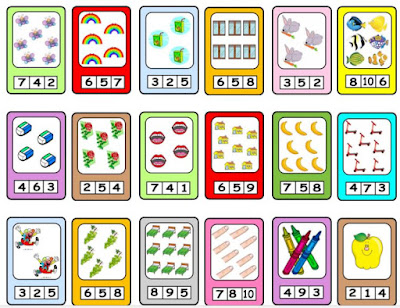 Creciendo con libros y juegos: RECOPILACIÓN DE TARJETAS PARA CONTAR ...