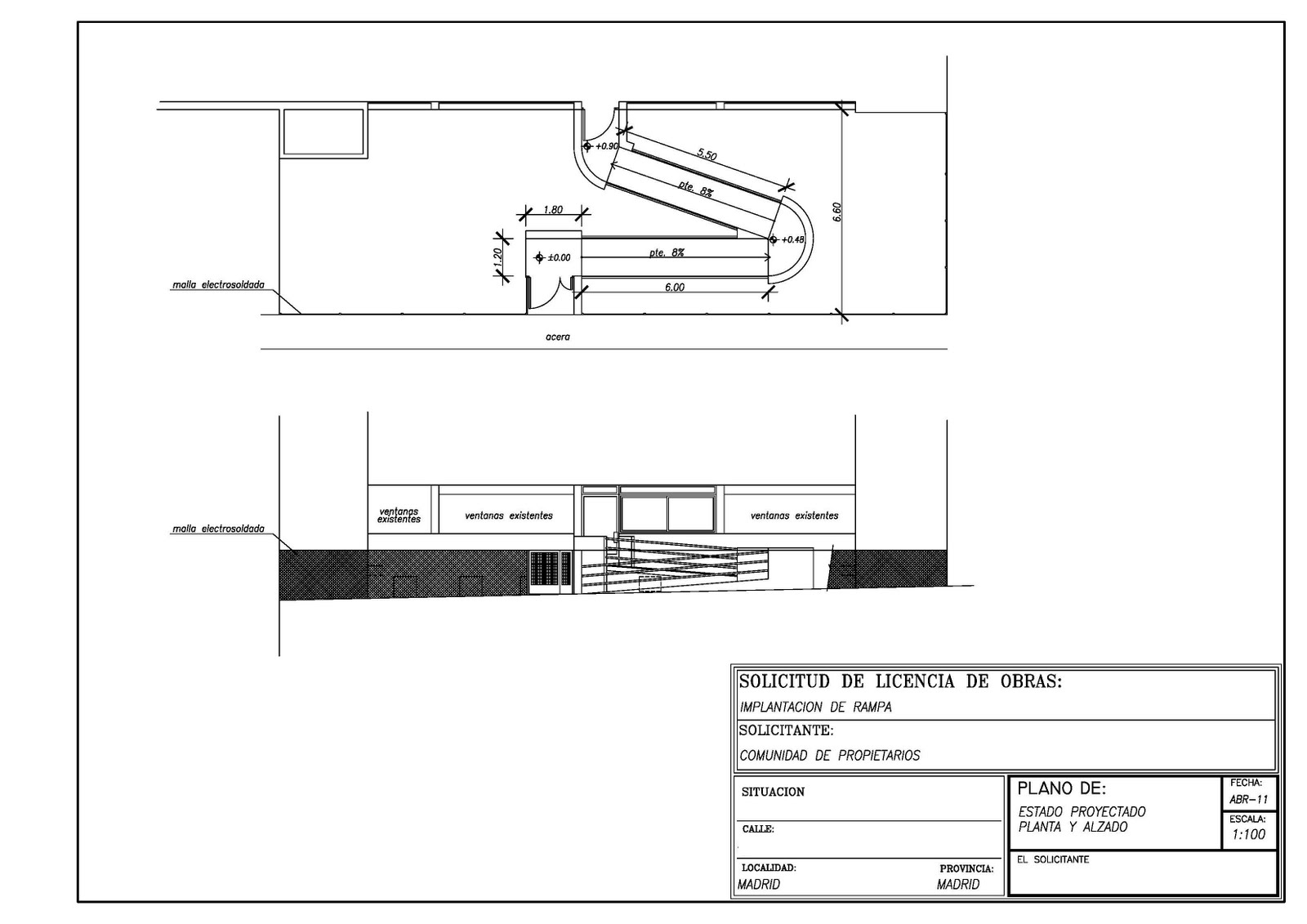 LRH Arquitectura y desarrollo: Diseño de rampa