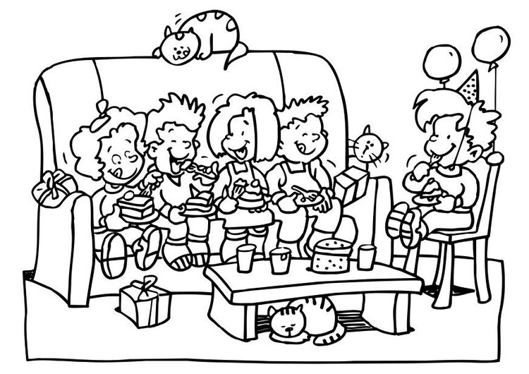 Coloring Pages Party ~ Coloring Print