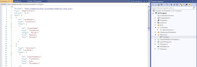 M365 | SPFX | Azure Bot | MS Identity Blogs: Adaptive Card Templating With Azure Bot Framework SDKV4