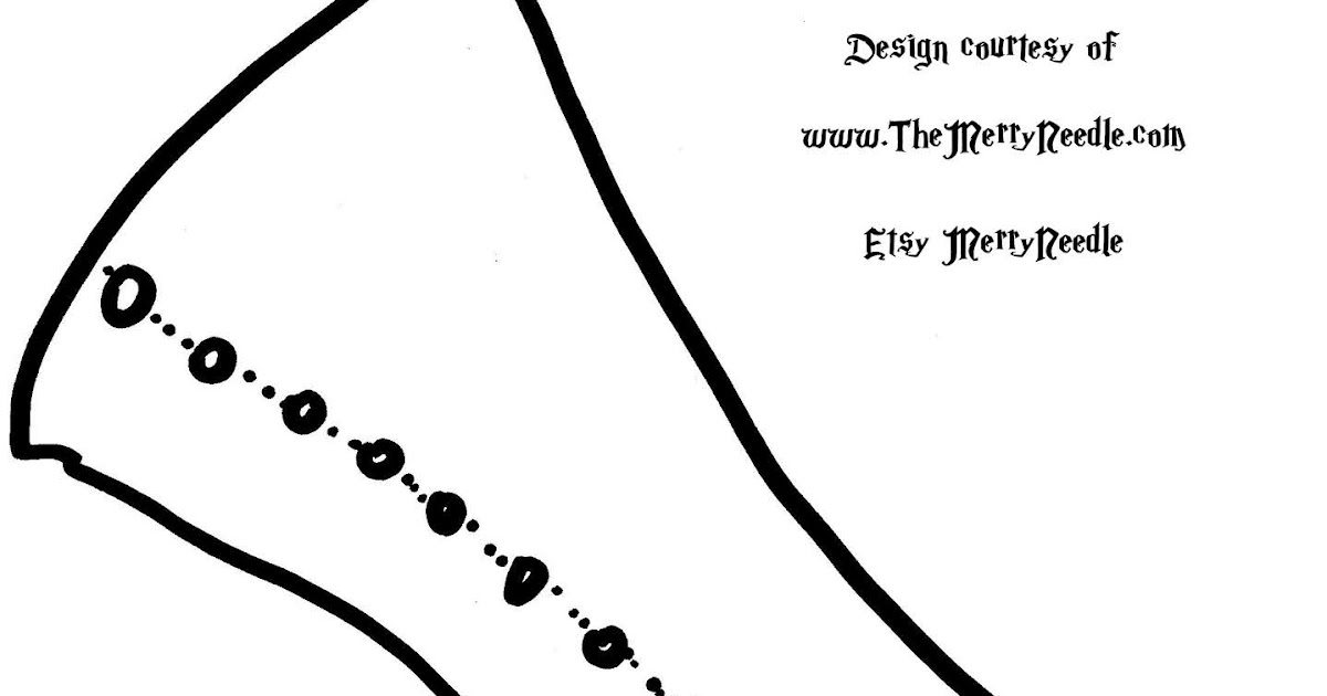 The Merry Needle: Free Witch's Boot Pattern