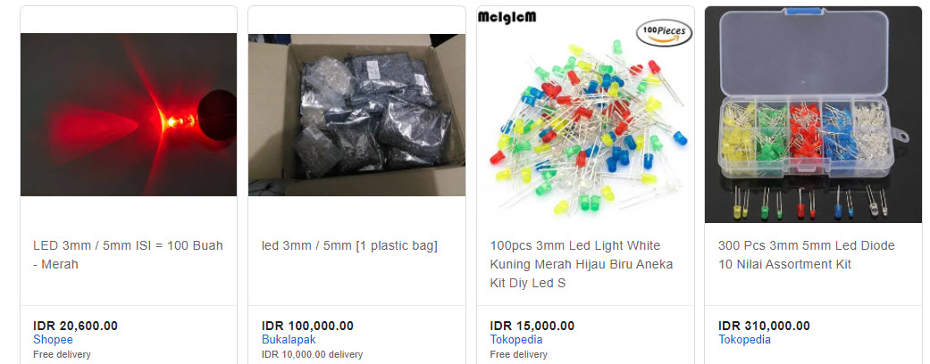 [ Komponen ] LED - Dasar dan Cara Penggunaan Yang Benar ~ CARA MUDAH ...