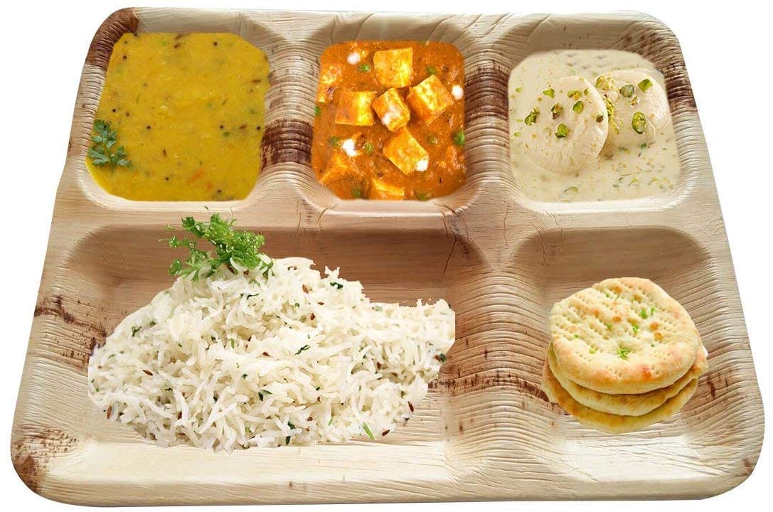 Eco Green Unit: Areca leaf Lunch Plate