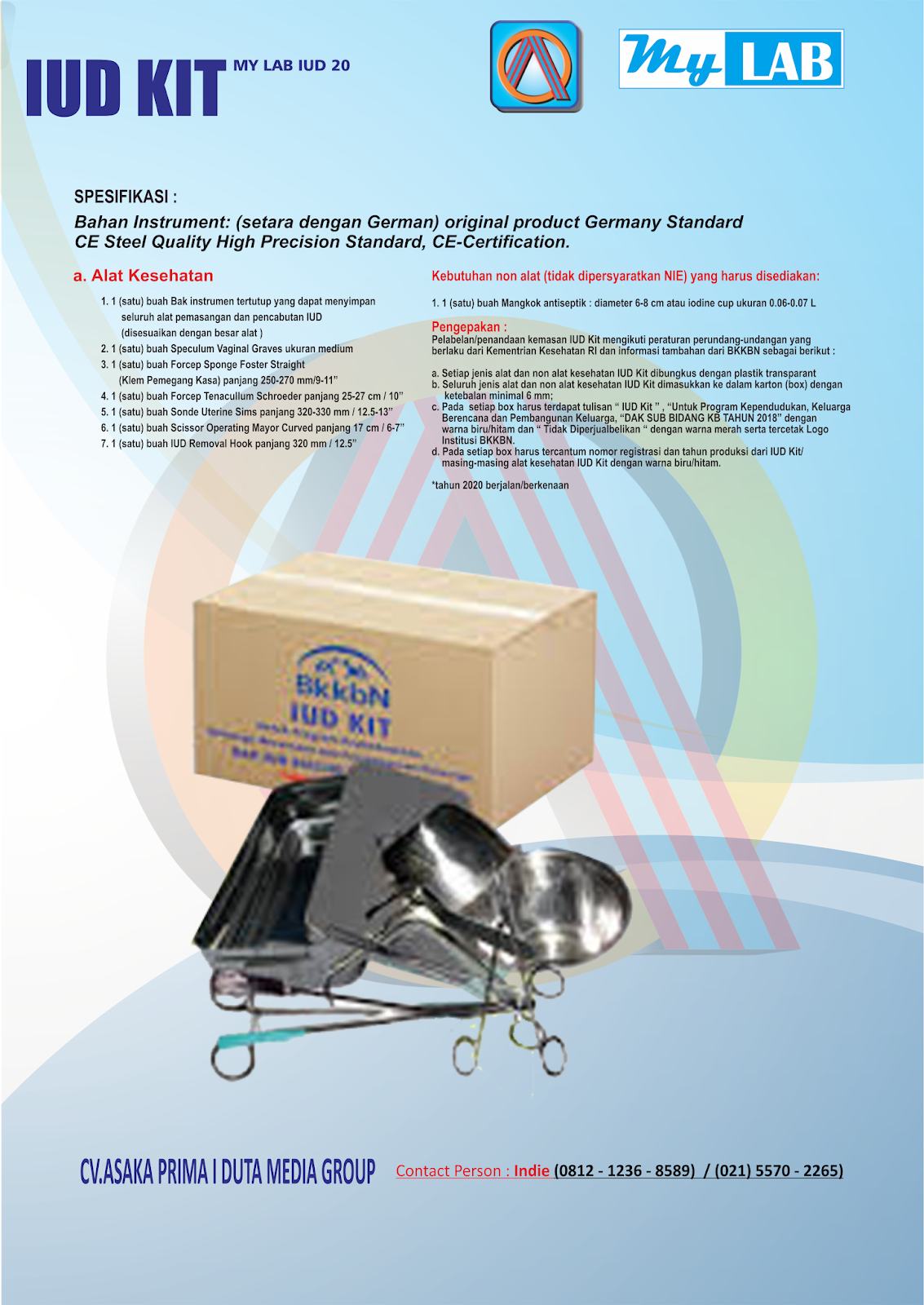 Produksi IUD KIT BKKBN 2020 - produk IUD KIT DAK BIDANG KB TAHUN 2020 ...