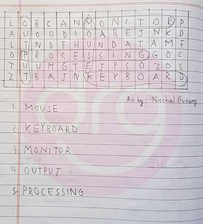 computer related jumbled words with answers