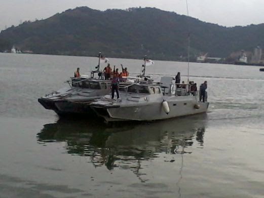 Gambar Terkini Bot Tempur CB204 TLDM Tiba Di Kota Kinabalu - Natang Ngoh