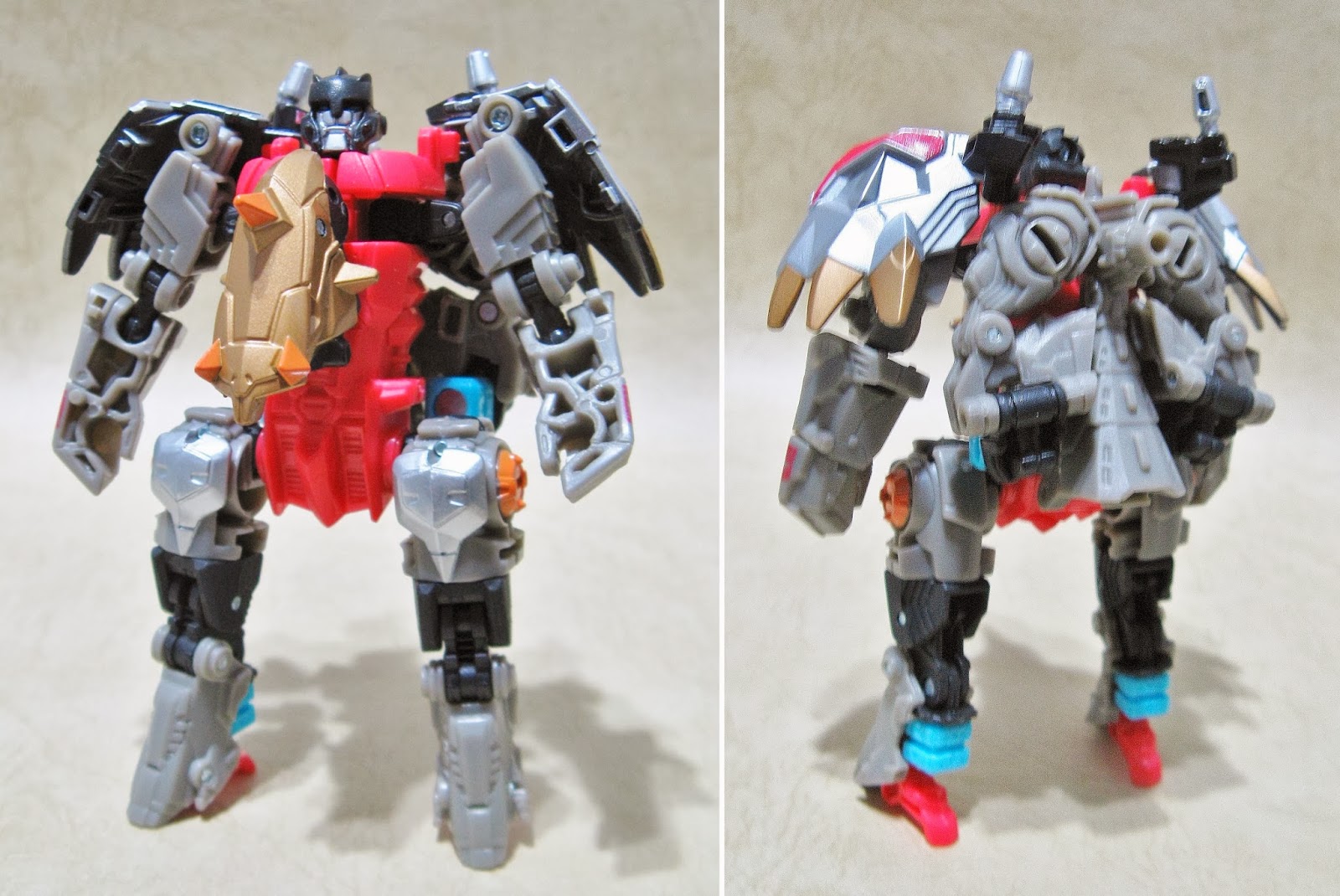 TRANSFORMERS : Power Core Combiners GRIMSTONE with Dinobots變形金剛能量核心合体酷石和恐龍幫