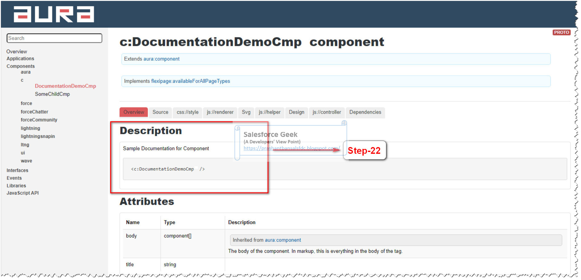 Salesforce Aura Framework: How To Work With Aura Documentation Framework