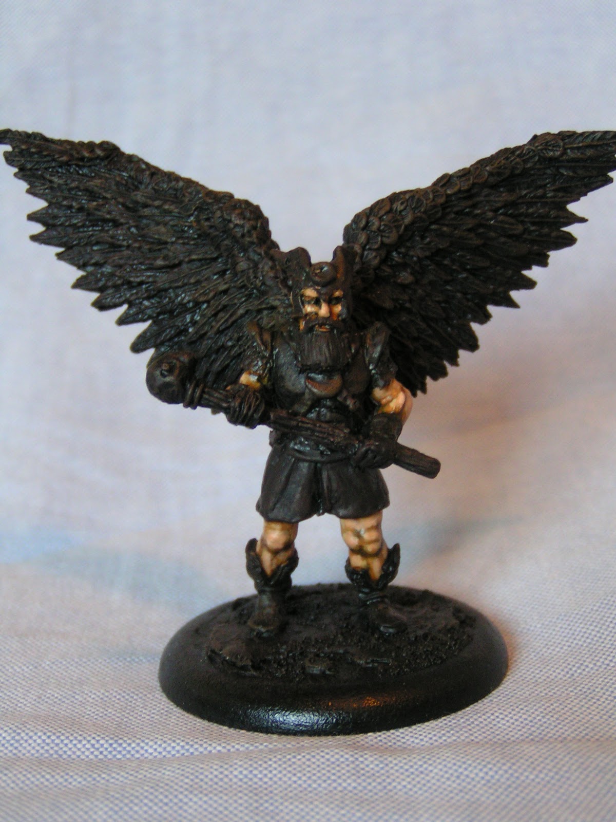 Dampf's modelling page: Prince Vultan Leader of the Hawkmen - part two