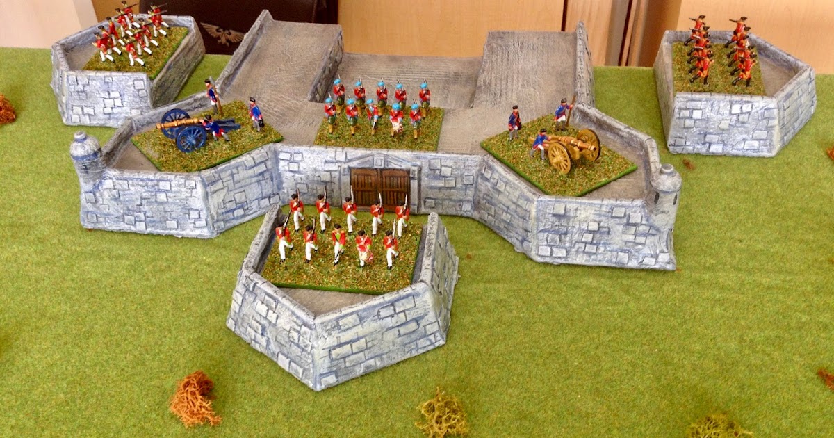 Grid based wargaming - but not always: Building a star fort - Part 2