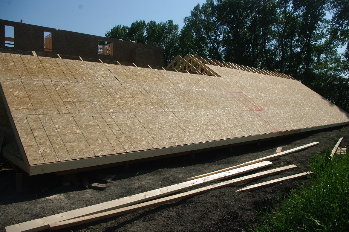 Thousand Square Feet: Owner Building a Home - Day 39 - Sheeting and Pouring