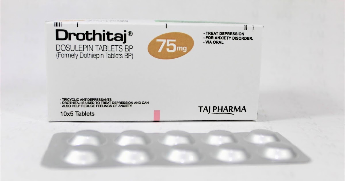 Dosulepin Tablets BP 75mg manufacturer in India