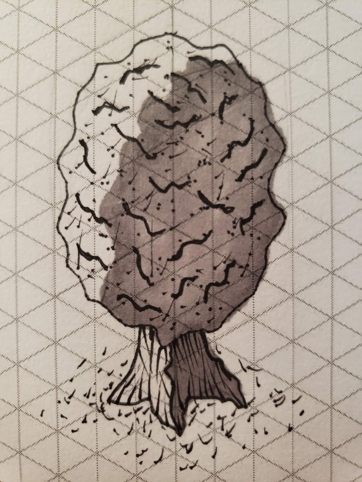 How to Draw an Isometric Forest