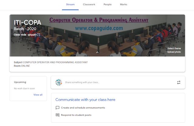 STUDY NOTES ITI COPA 2020