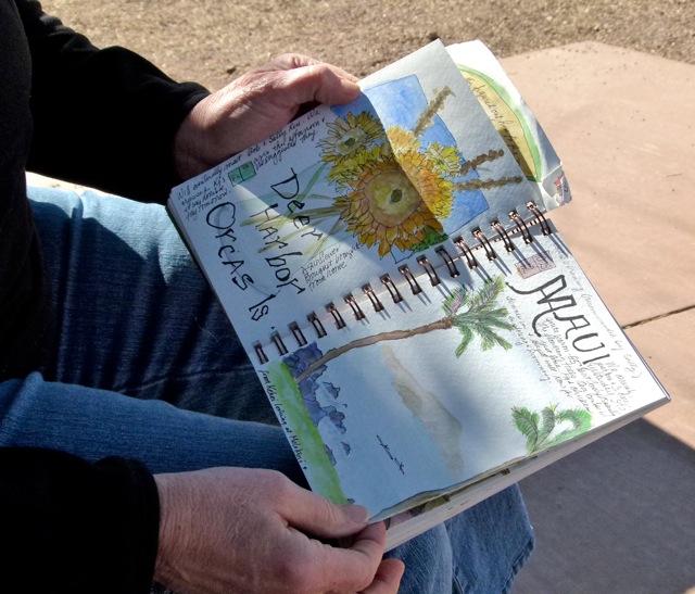 Women RVers: Author, watercolorist Paula Pugh sketches memories of RV ...