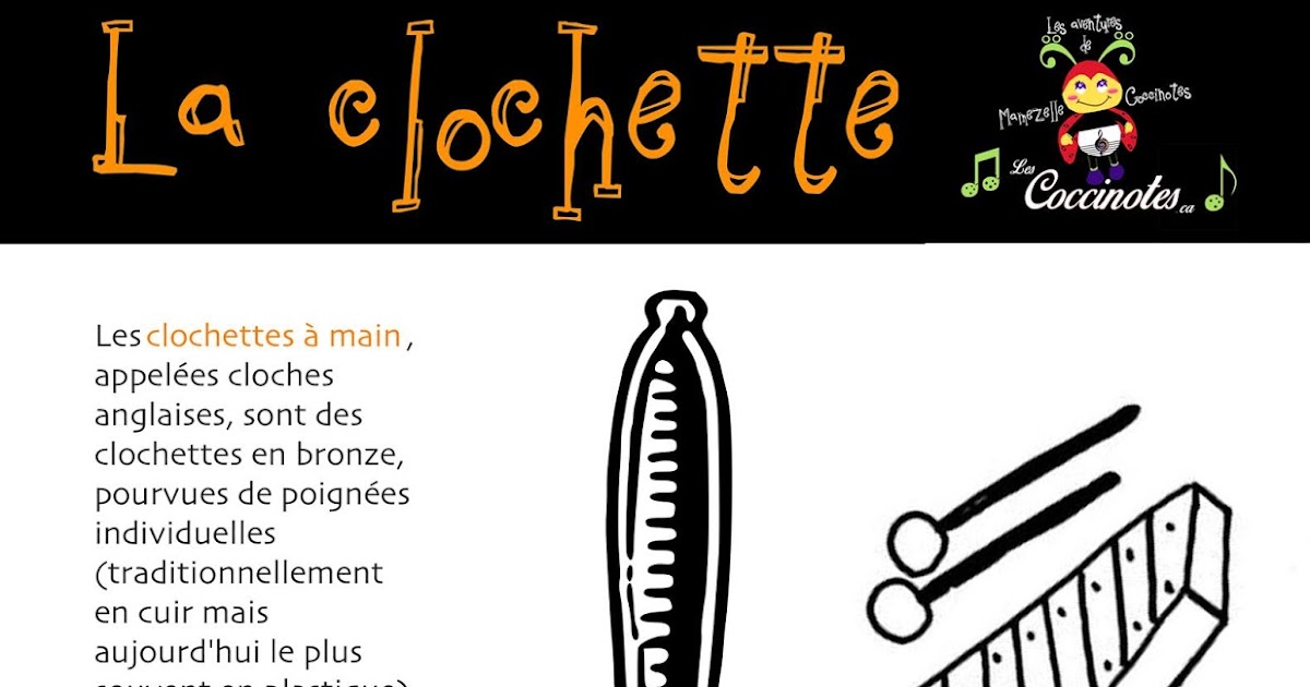 LA CLOCHETTE - Activité d'écoute et de coloriage