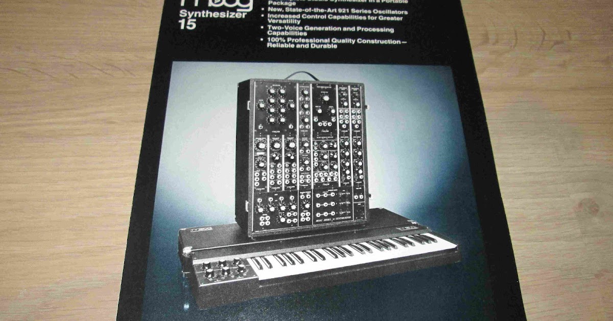 MATRIXSYNTH: Moog Modular System 15 Brochure / Catalog
