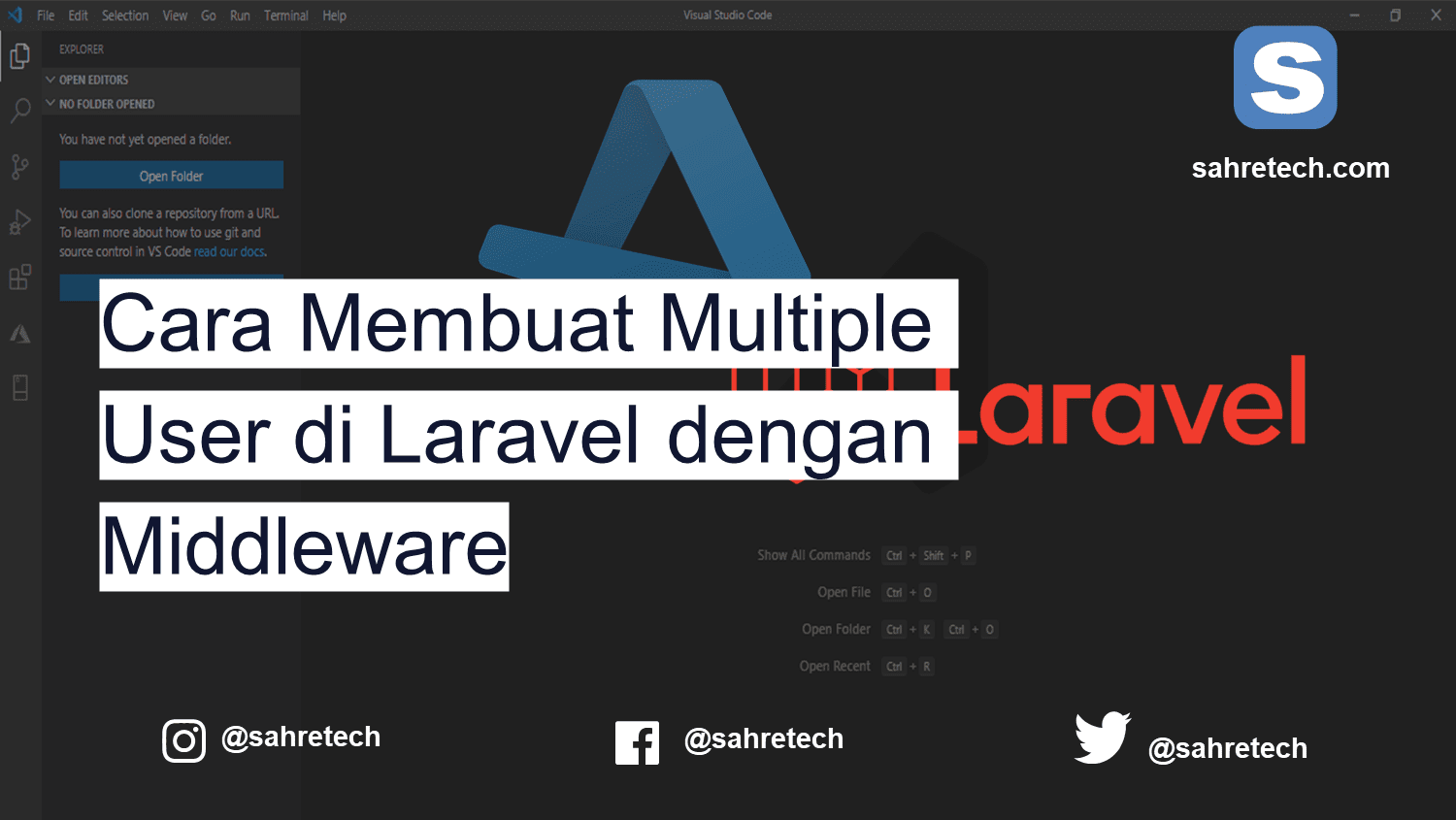 Cara Membuat Multiple User di Laravel dengan Middleware - Sahretech