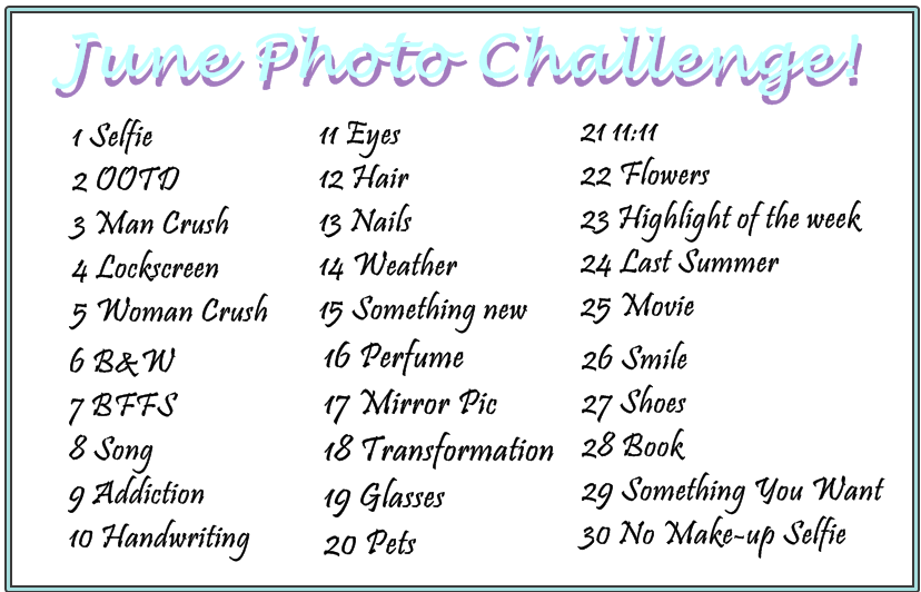 June Photo Challenge Instagram