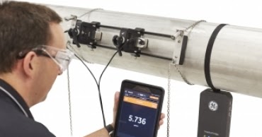 Flow Meter Portable Ultrasonic TransPort PT900 GE Measurement ...