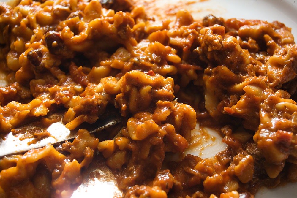 Women and Dreams: MRE Menu 11: Vegetable Crumbles with Pasta in Taco ...