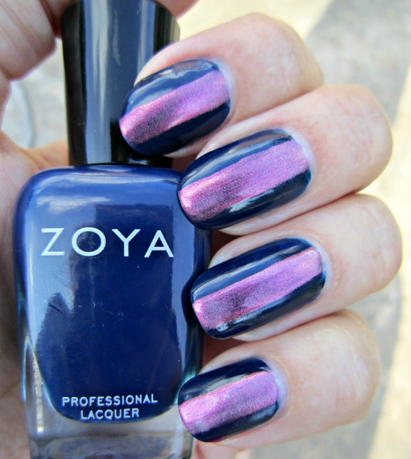 Simple Nail Art With Zoya