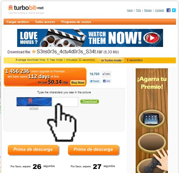 Libros de Electronica: ¿Como descargar de Turbobit?