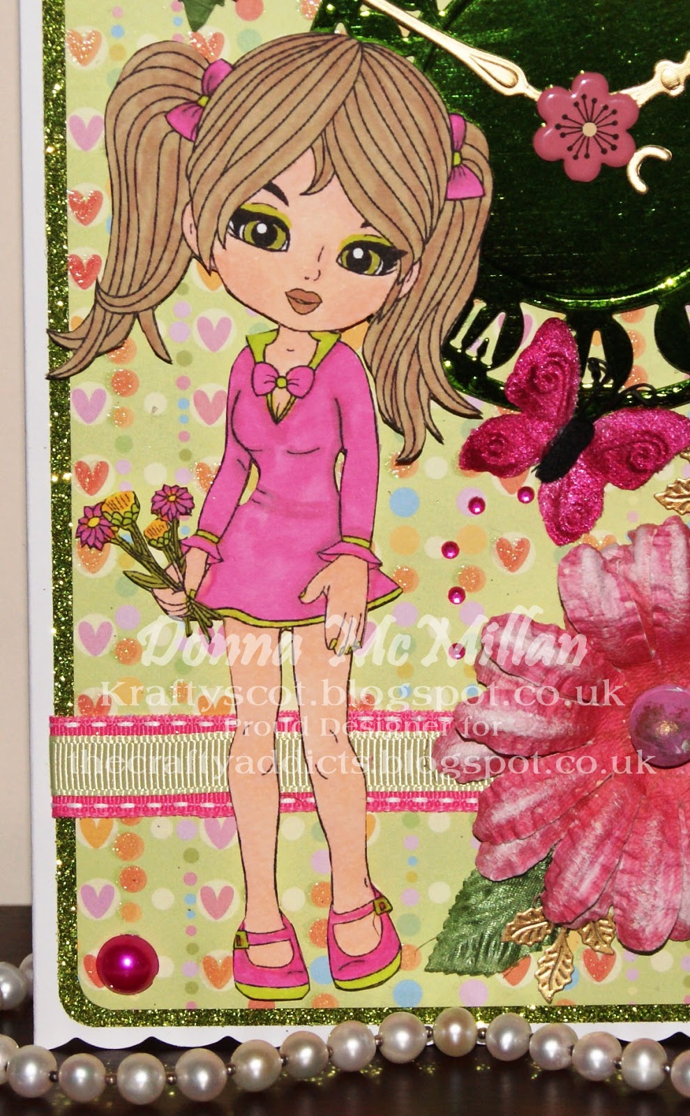 Kraftyscot - Handmade Crafts: 'Use Ribbon' with Crafty Addicts