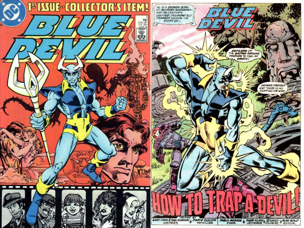 Dave's Comic Heroes Blog: Blue Devil Creation