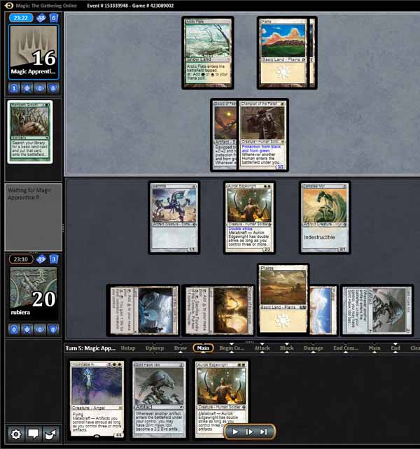 Magic the Gathering Adventures: Scars of Mirrodin Block Online Deck 1 ...