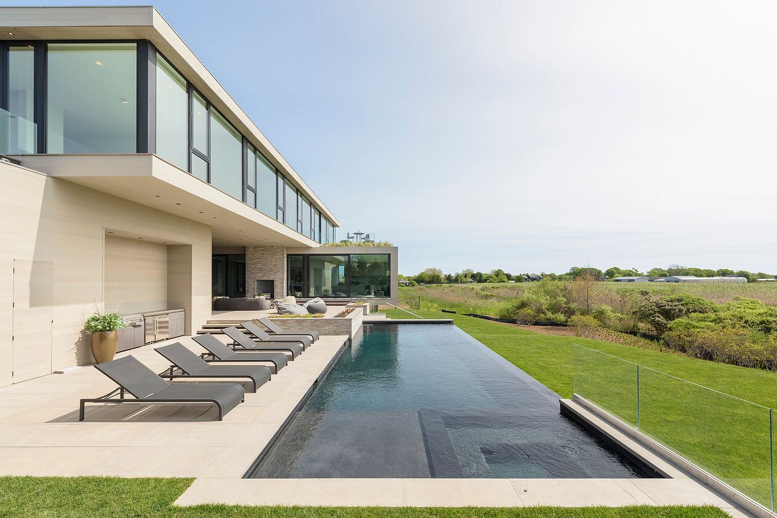 9,000 Square Foot Modern New Build In Water Mill, NY (FLOOR PLANS ...