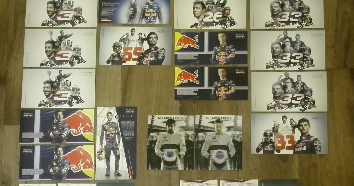 Autographs-F1: Unsigned cards