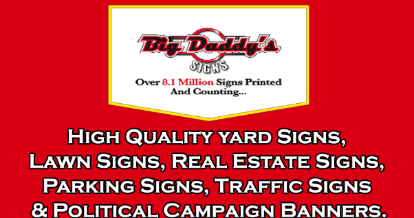 Online Source For Personalised Political Campaign Signs Orlando - Big ...