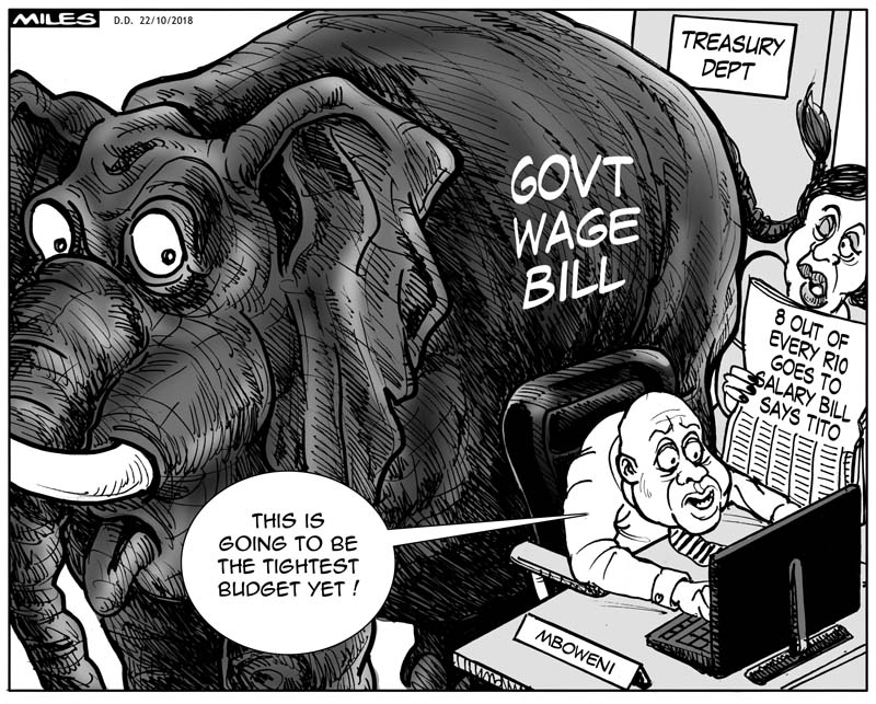 Cartoons by Miles: Bloated civil service