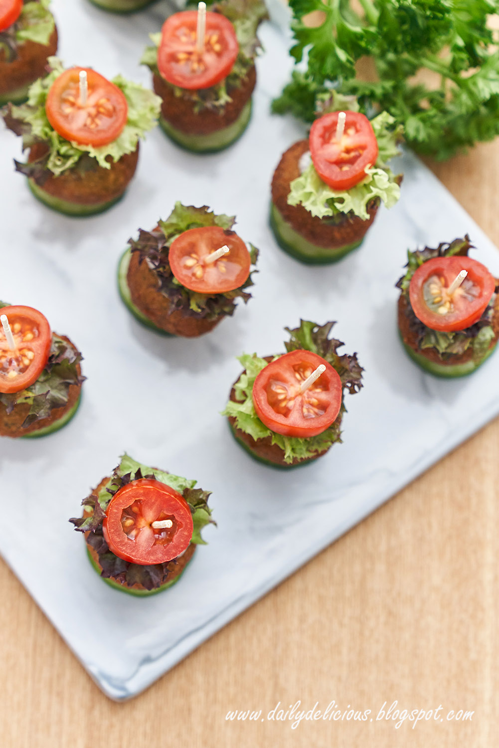 dailydelicious: Falafel: Delicious family party food