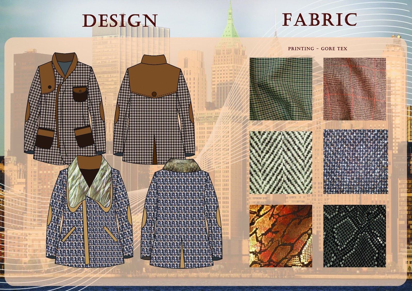 Choomi Kim Textile: Design Presentation- Functional urban wear