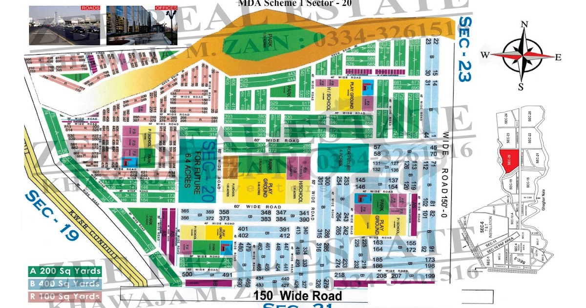 MDA Scheme 1 Sector 20 map