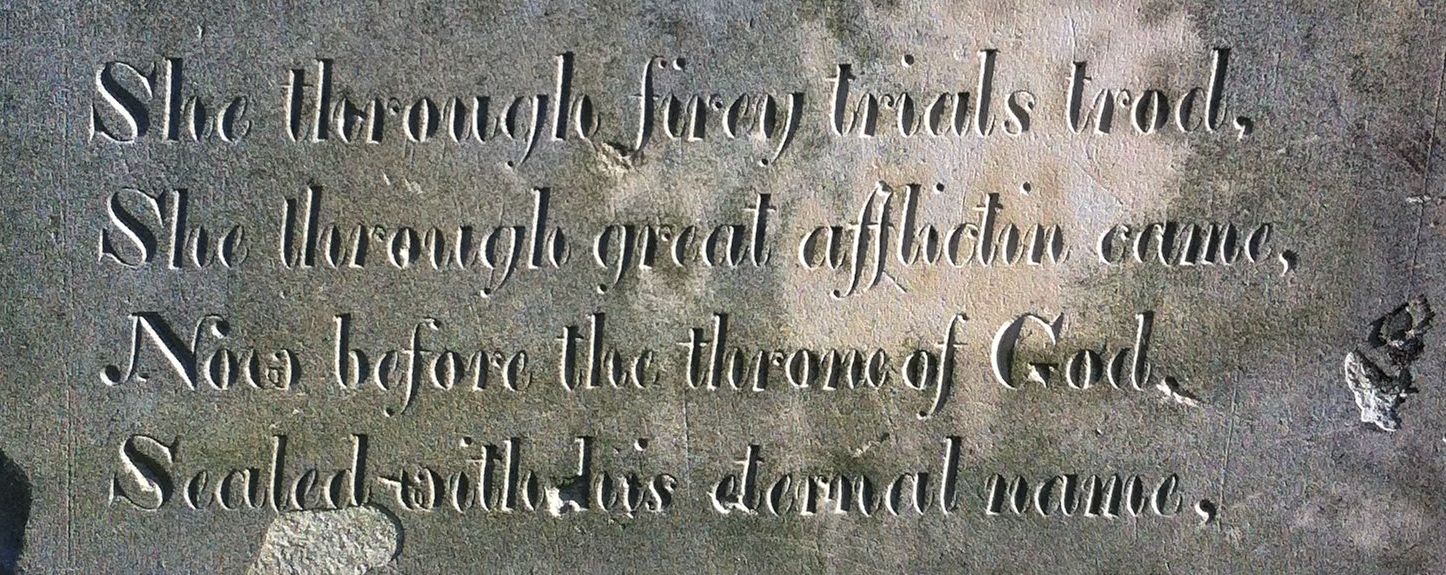 Gravestoned: Epitaph: Now before the throne of God