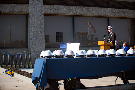 The Trident: USNA Breaks Ground on Hopper Hall