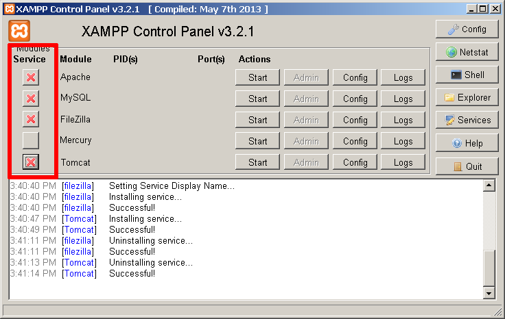 How to set Auto-Start XAMPP