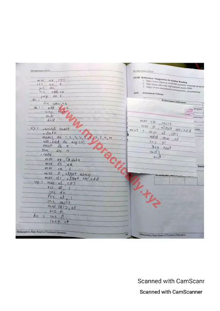 22415 Microprocessor Lab Manual Answers MSBTE Solution