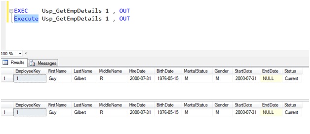 Microsoft Business Intelligence: Stored Procedure in SQL server (in depth)