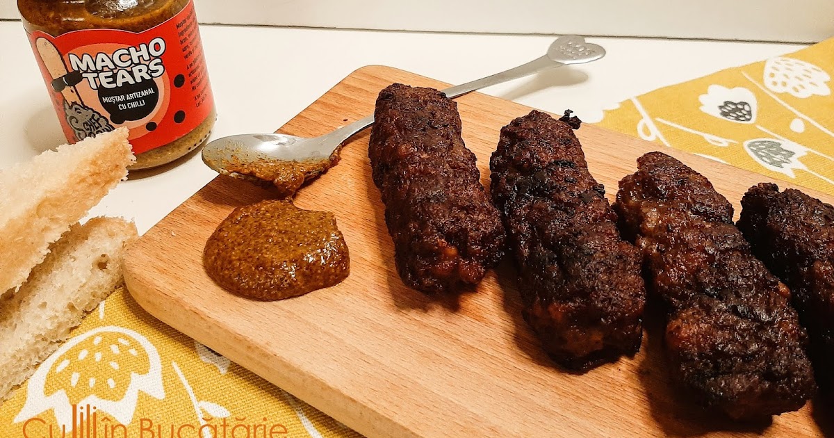 Mici cu muștar artizanal cu chilli