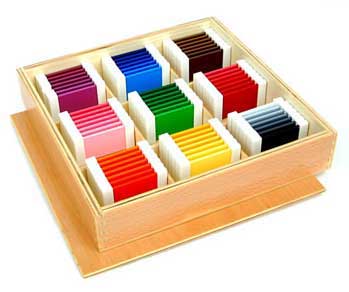 Poznajemy Montessori: Colour Box 3 - our version