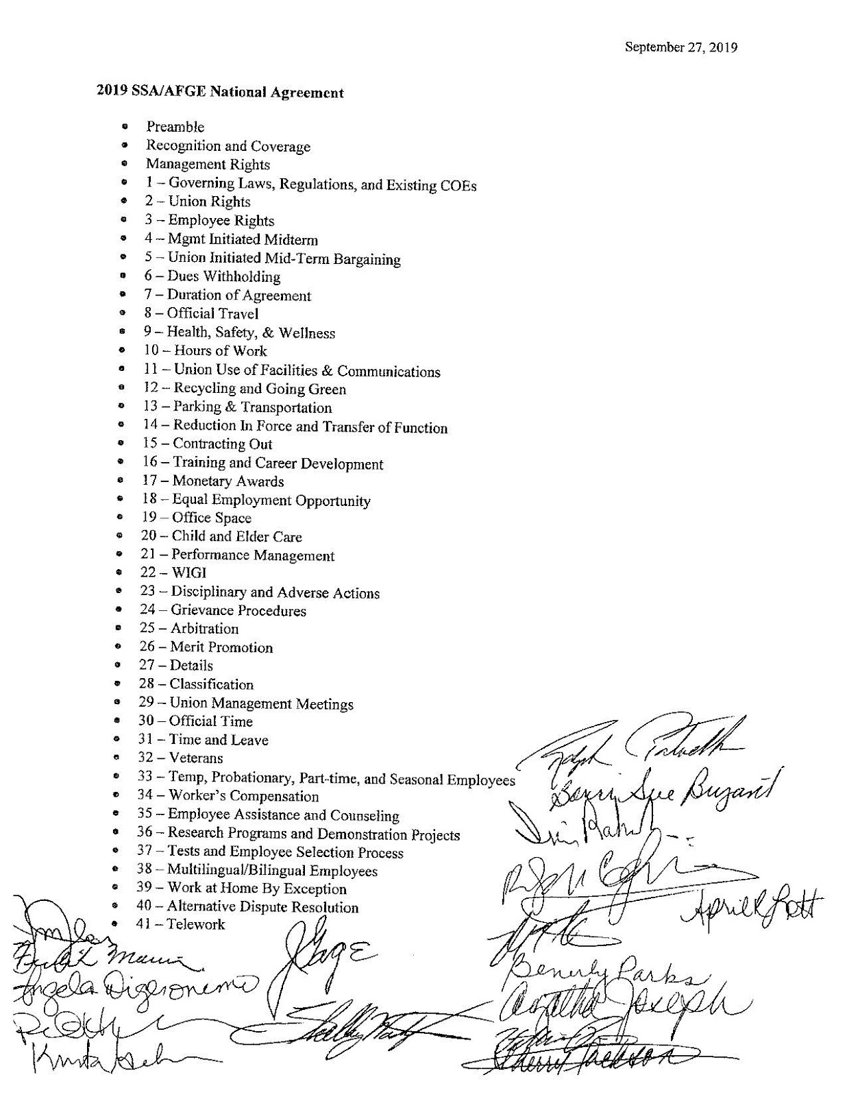 Social Security News: AFGE-SSA Agreement In Principle