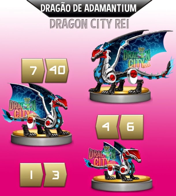 Dragão de Adamantium | Dragon City Rei