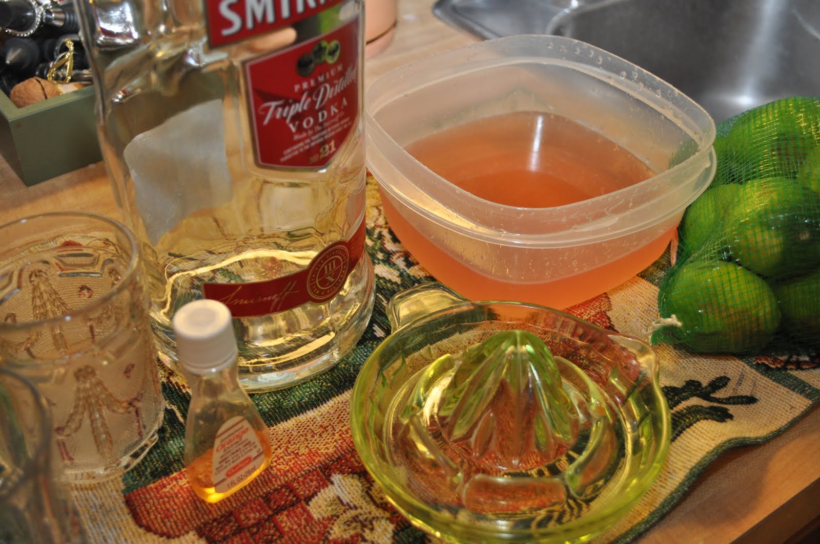 Kate's Kitchen: Rosy Rhubarb Syrup + A New Cosmo + Herb Syrup