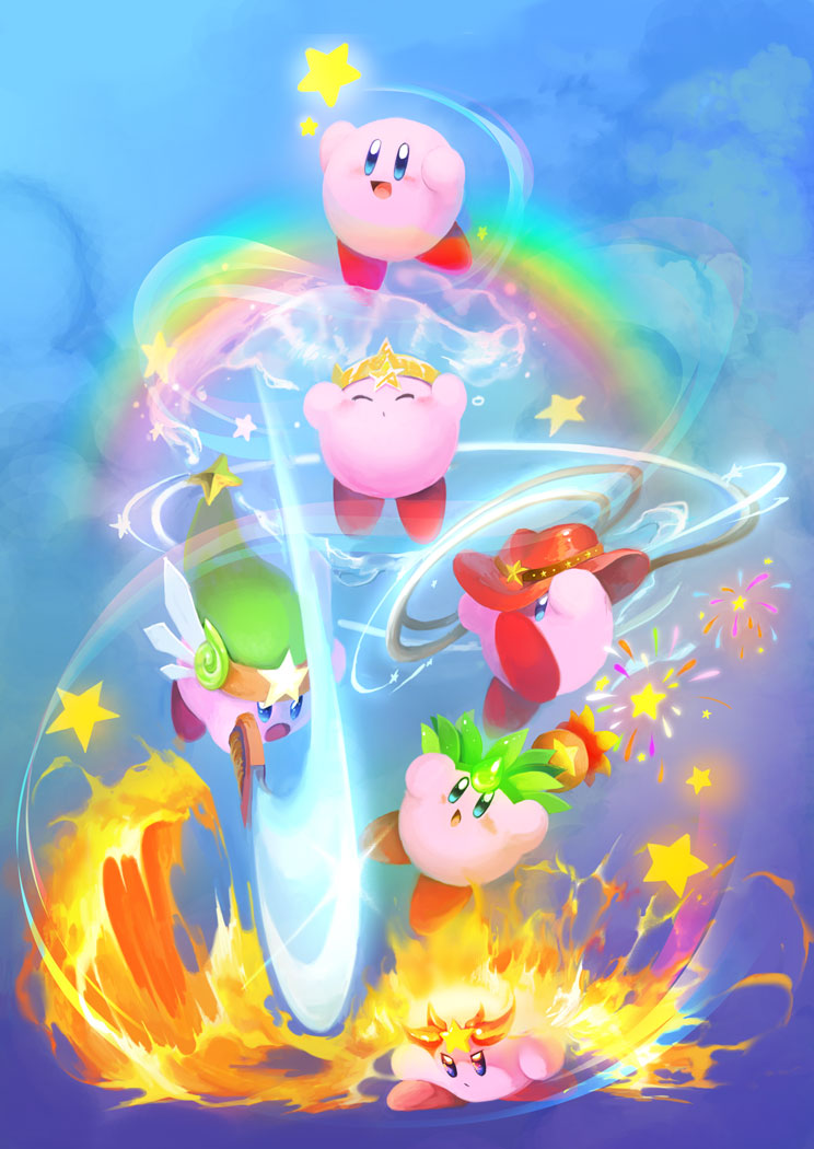 GAMING ROCKS ON: Game Art #9: Kirby Showcase